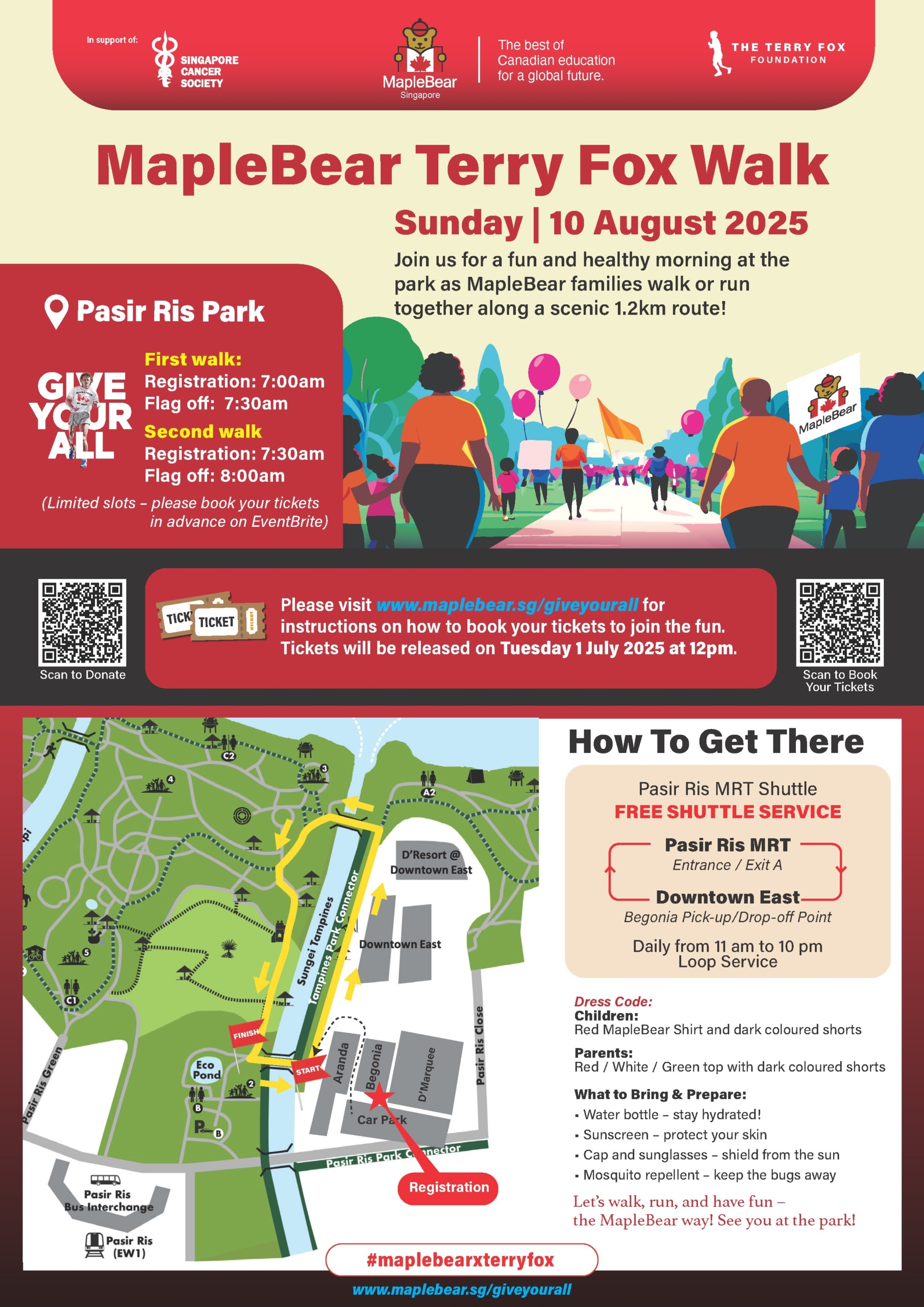 MapleBear Terry Fox Charity Event - Give Your All – Maple Bear Asiawide