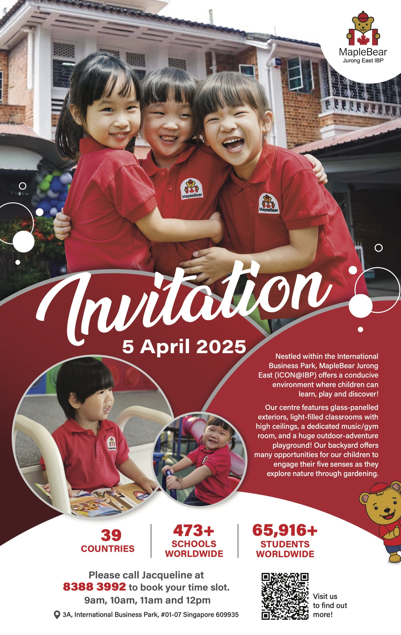 Maple Bear Jurong East Open House 5.4.2025 | News | Singapore